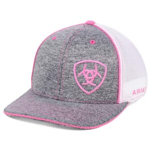 ariat womens 1504930 pink/heather grey cap