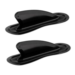 sm sunnimix 2pcs kayak skeg fin mounting points for kayak, canoe, boat, dinghy - durable & easy to install