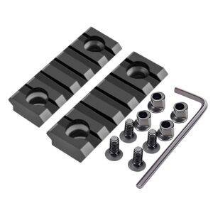 5 slots aluminum key mod rail section for keymod five slots keymod rail picatinny rail section