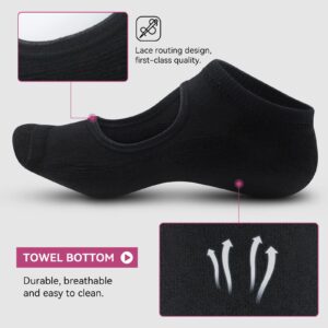 Yoga Socks Non Slip Skid Socks with Grips Pilates Ballet Barre Socks for Women