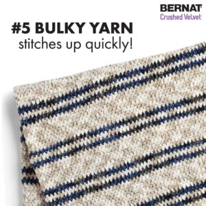 Bernat Crushed Velvet Yarn, Navy