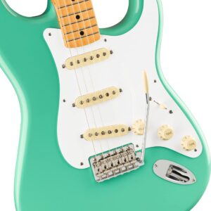 Fender Vintera 50s Stratocaster Electric Guitar, with 2-Year Warranty, Sea Foam Green, Maple Fingerboard