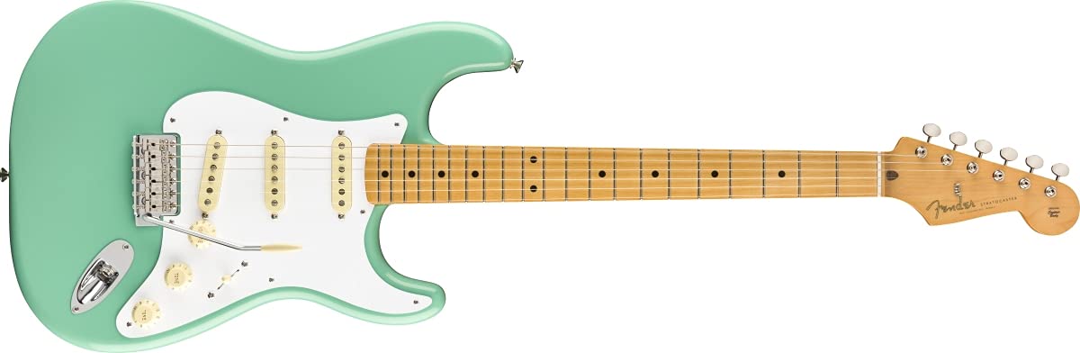 Fender Vintera 50s Stratocaster Electric Guitar, with 2-Year Warranty, Sea Foam Green, Maple Fingerboard