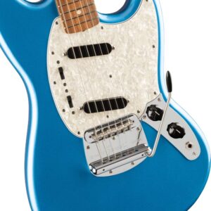 Fender Vintera 60s Mustang Electric Guitar, with 2-Year Warranty, Lake Placid Blue, Pau Ferro Fingerboard