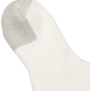 Thorlos TX Max Cushion Crew Tennis Socks, White (3 Pairs), X-Large