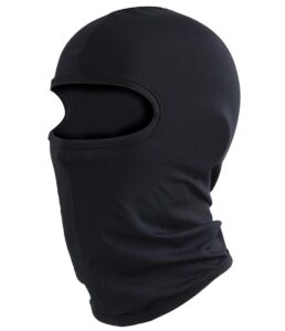 balaclava ski mask head mask full face mask windproof face cover sun uv protection scarf men women outdoor sport cycling cap (black)