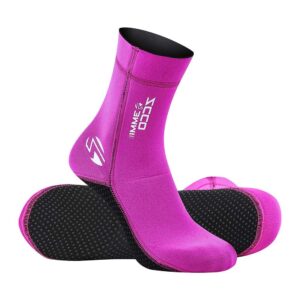 neoprene socks diving scuba socks wetsuit fin booties for men women kids, 3mm 5mm surfing booties beach sock thermal flexible anti slip for rafting snorkeling swimming wading sailing