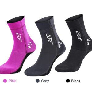 Neoprene Socks Diving Scuba Socks Wetsuit Fin Booties for Men Women Kids, 3MM 5MM Surfing Booties Beach Sock Thermal Flexible Anti Slip for Rafting Snorkeling Swimming Wading Sailing