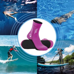 Neoprene Socks Diving Scuba Socks Wetsuit Fin Booties for Men Women Kids, 3MM 5MM Surfing Booties Beach Sock Thermal Flexible Anti Slip for Rafting Snorkeling Swimming Wading Sailing