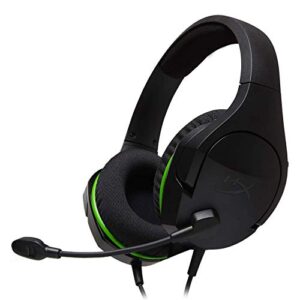 hyperx cloudx stinger core - gaming headset - official xbox licensed headset with mic, xbox one, ps4, pubg, fortnite, crackdown, (hx-hscscx-bk) (renewed)