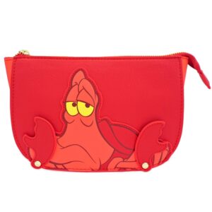 loungefly x disney the little mermaid sebastian waist bag (one size, red)