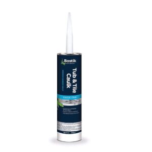 bostik siliconized acrylic caulk - white sanded/rough