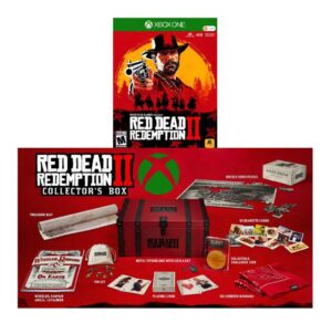 red dead redemption 2 collector's box with game bundle (xbox one)