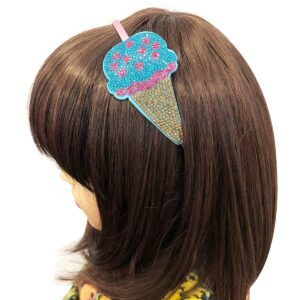 Bowbear Crystal Party Headband, Ice Cream