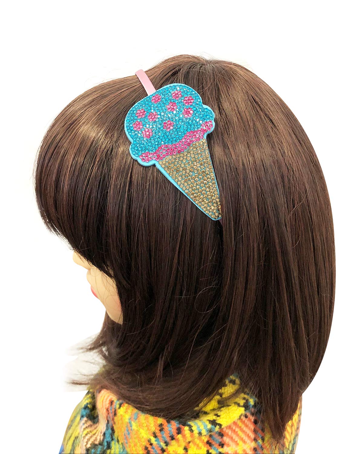 Bowbear Crystal Party Headband, Ice Cream