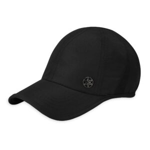 gaiam womens baseball gaiam odyssey running hat black, black2