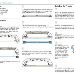 Hobie H-Rail Kit for Rear H-Track