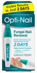 opti-nail fungal nail repair pen, restores the healthy appearance of nails discolored or damaged by nail fungus