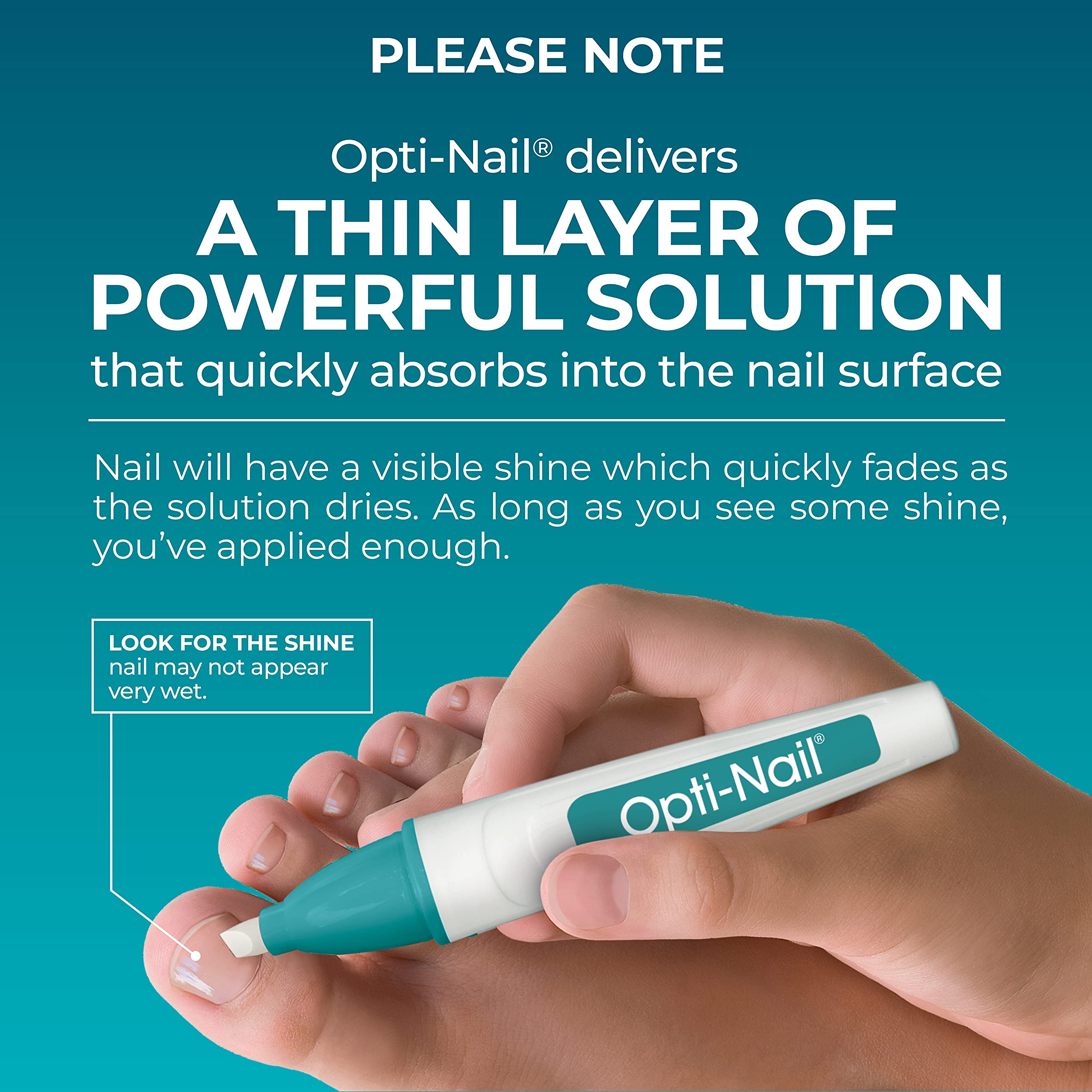 Opti-Nail Fungal Nail Repair Pen, Restores the Healthy Appearance of Nails Discolored or Damaged by Nail Fungus