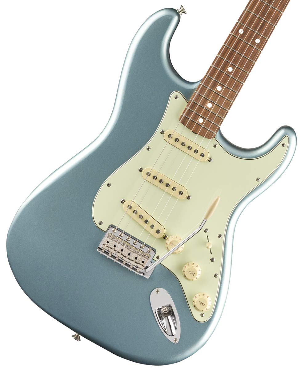 Fender Vintera 60s Stratocaster Electric Guitar, with 2-Year Warranty, Ice Blue Metallic, Pau Ferro Fingerboard