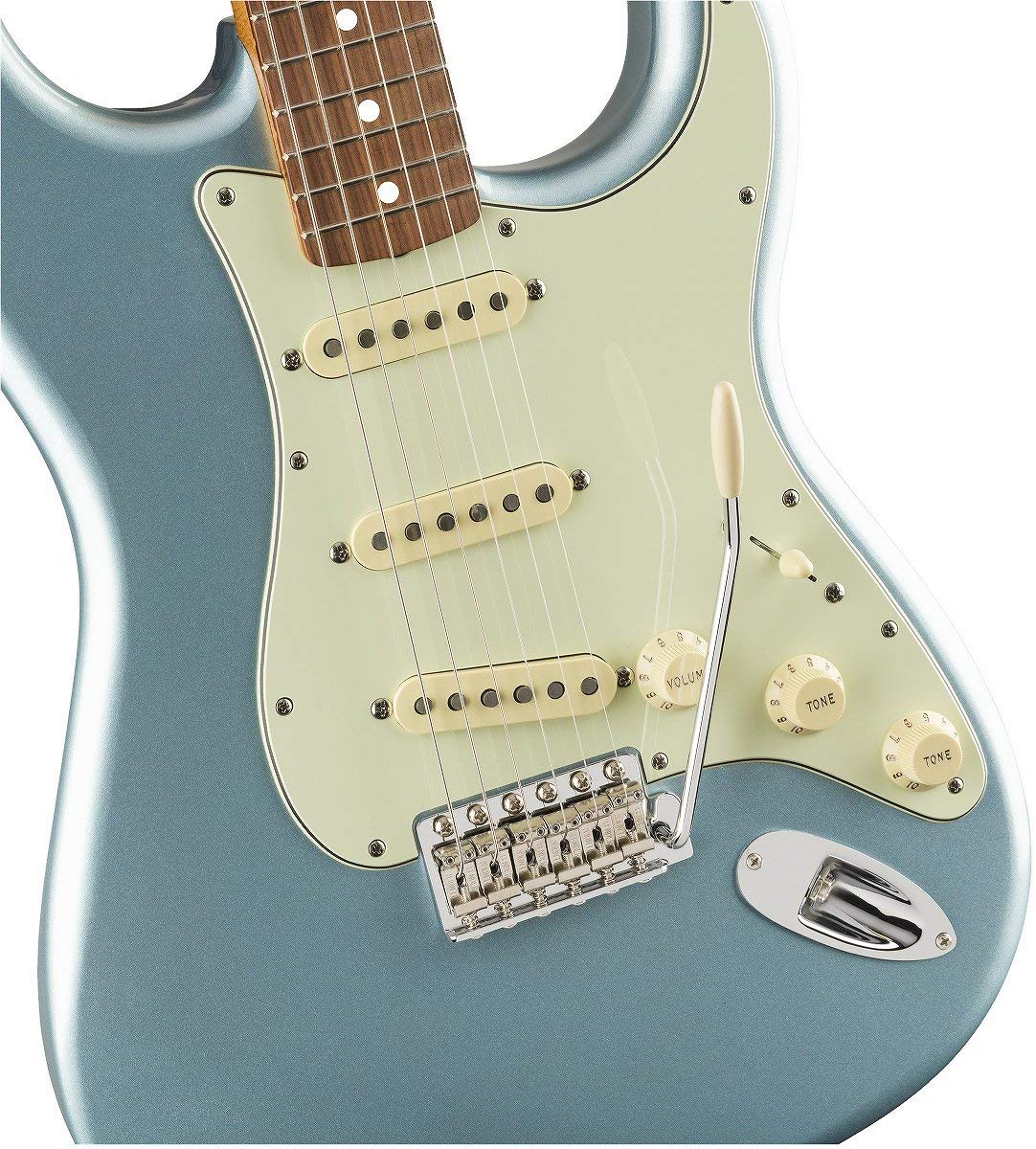 Fender Vintera 60s Stratocaster Electric Guitar, with 2-Year Warranty, Ice Blue Metallic, Pau Ferro Fingerboard