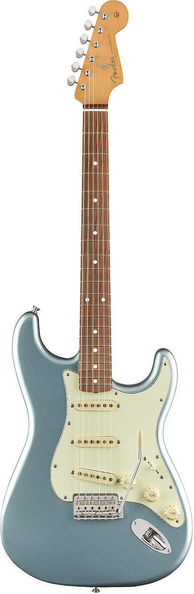 Fender Vintera 60s Stratocaster Electric Guitar, with 2-Year Warranty, Ice Blue Metallic, Pau Ferro Fingerboard