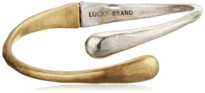 lucky brand two-tone bypass bracelet