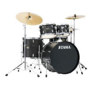 tama imperialstar 5-piece kit with meinl hcs cymbals (carton a, black oak wrap) bundle with tama imperialstar 5-piece kit with meinl hcs cymbals (carton b, black oak wrap) (2 items)