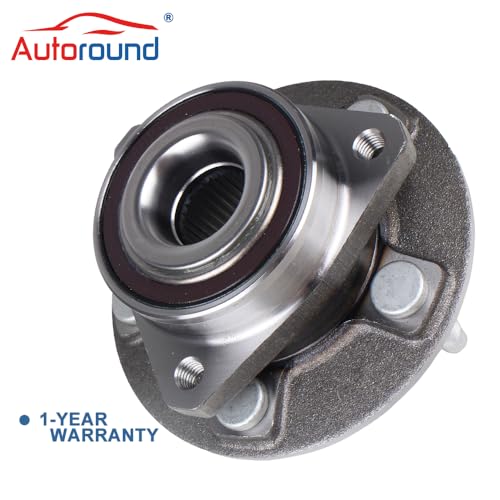 Autoround 513288 Pair Wheel Bearing and Hub Assembly Compatible with Chevy Impala/Malibu/Equinox, GMC Terrain, Cadillac CTS/XTS, Buick Regal/Lacrosse, Saab 9-5, 5 Lug Fit Front or Rear