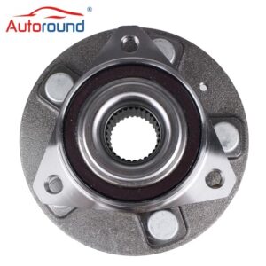 Autoround 513288 Pair Wheel Bearing and Hub Assembly Compatible with Chevy Impala/Malibu/Equinox, GMC Terrain, Cadillac CTS/XTS, Buick Regal/Lacrosse, Saab 9-5, 5 Lug Fit Front or Rear