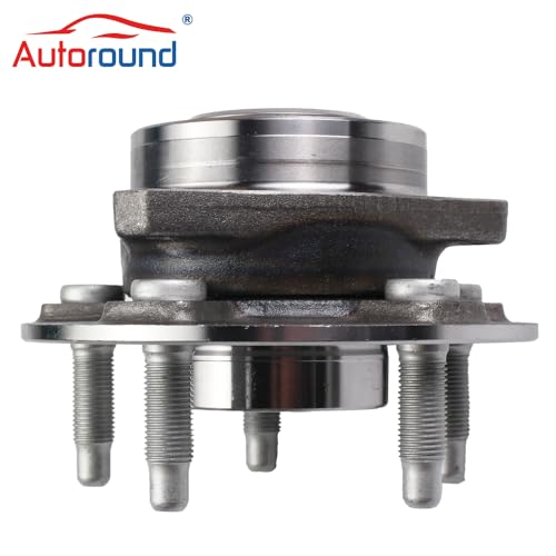 Autoround 513288 Pair Wheel Bearing and Hub Assembly Compatible with Chevy Impala/Malibu/Equinox, GMC Terrain, Cadillac CTS/XTS, Buick Regal/Lacrosse, Saab 9-5, 5 Lug Fit Front or Rear