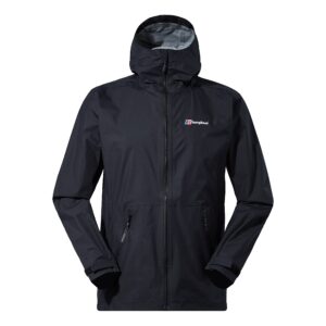 berghaus mens jacket waterproof hydroshell raincoat, black, x-large us