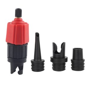 kayak boat air pump adapter, air inflator valve adapter accessory, lightweight and portable air nozzle pump adapter kit for inflatable canoe kayak boat etc