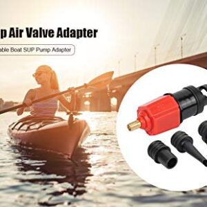 Kayak Boat Air Pump Adapter, Air Inflator Valve Adapter Accessory, Lightweight and Portable Air Nozzle Pump Adapter Kit for Inflatable Canoe Kayak Boat etc