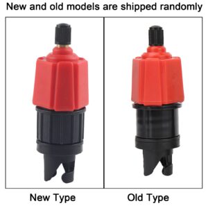 Kayak Boat Air Pump Adapter, Air Inflator Valve Adapter Accessory, Lightweight and Portable Air Nozzle Pump Adapter Kit for Inflatable Canoe Kayak Boat etc