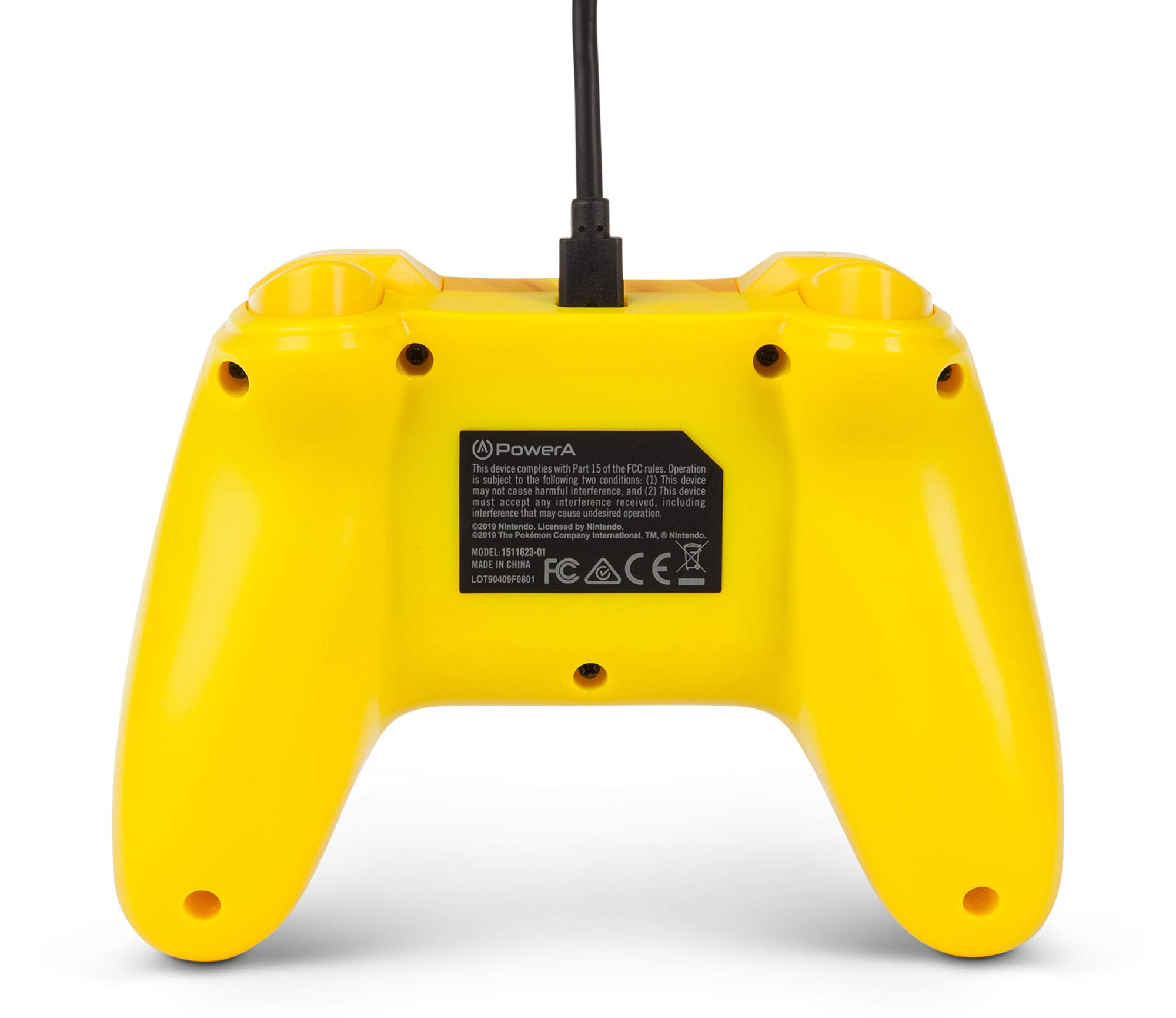 PowerA Wired Controller for Nintendo Switch - Pokémon: Pikachu Static, Gamepad, Game controller, Wired controller, Officially licensed