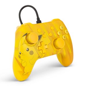 PowerA Wired Controller for Nintendo Switch - Pokémon: Pikachu Static, Gamepad, Game controller, Wired controller, Officially licensed