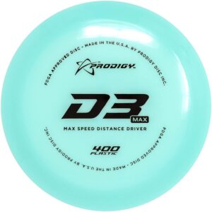 prodigy disc 400 series d3 max distance driver golf disc [colors may vary] - 170-174g