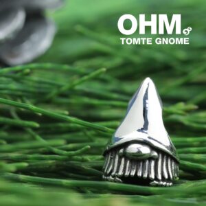 Ohm Beads OHM Tomte Gnome, Sterling Silver Charm Bead