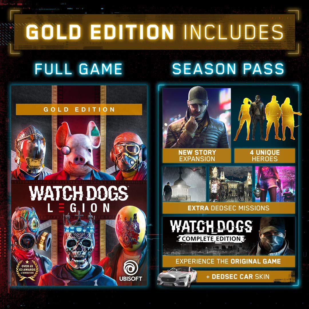 Watch Dogs: Legion Xbox Series X|S, Xbox One Gold Edition [Digital Code]