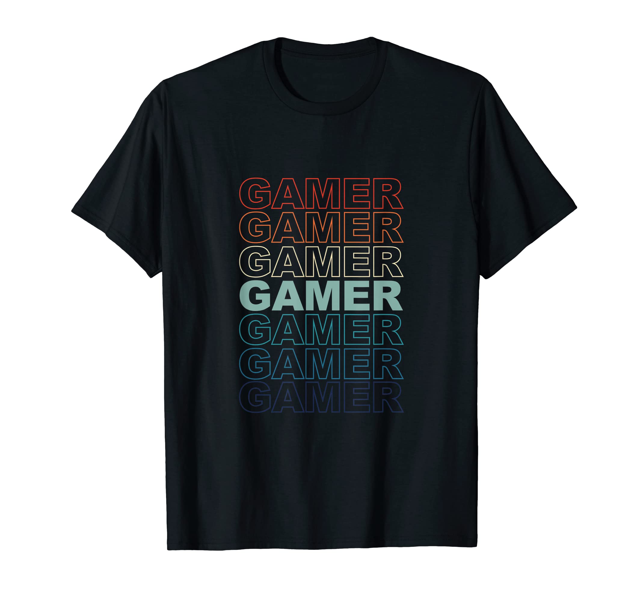 GAMER Vintage Retro Gamers Video Games Gaming Videogame Game T-Shirt