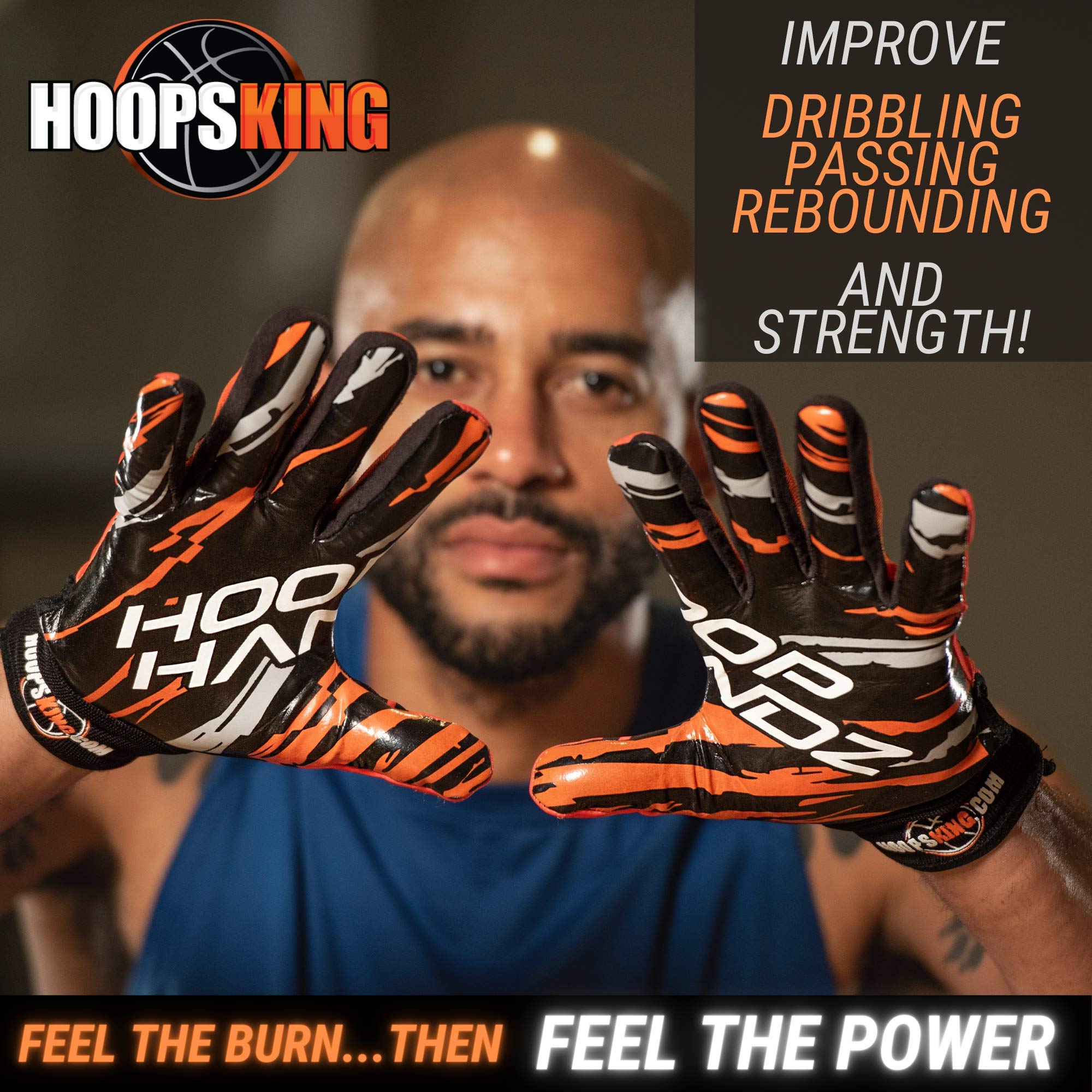 HOOPSKING Hoop Handz Weighted Basketball Dribbling Gloves