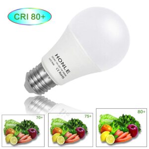 E26 LED Light Bulbs Warm White 3000K Low Voltage 12V 7W Standard Edison Base 60w Halogen Bulb Equivalent, Pack of 2