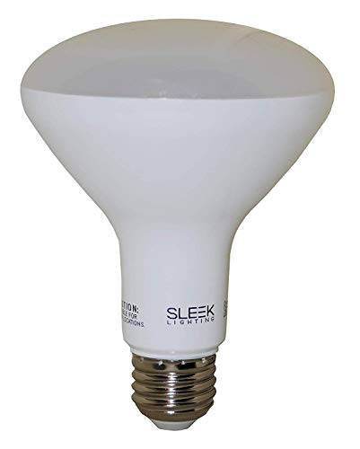 SLEEKLIGHTING BR30 LED 8 Watt Dimmable Wide Flood Light Bulb 65 Watt Equivalent,(110‹), Warm White (2700K), 650 Lumens, E26 Medium Base, UL & Energy star Approved (PACK of 6)