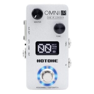 hotone omni ir cab impulse response cabinets speaker simulation guitar bass effects pedal