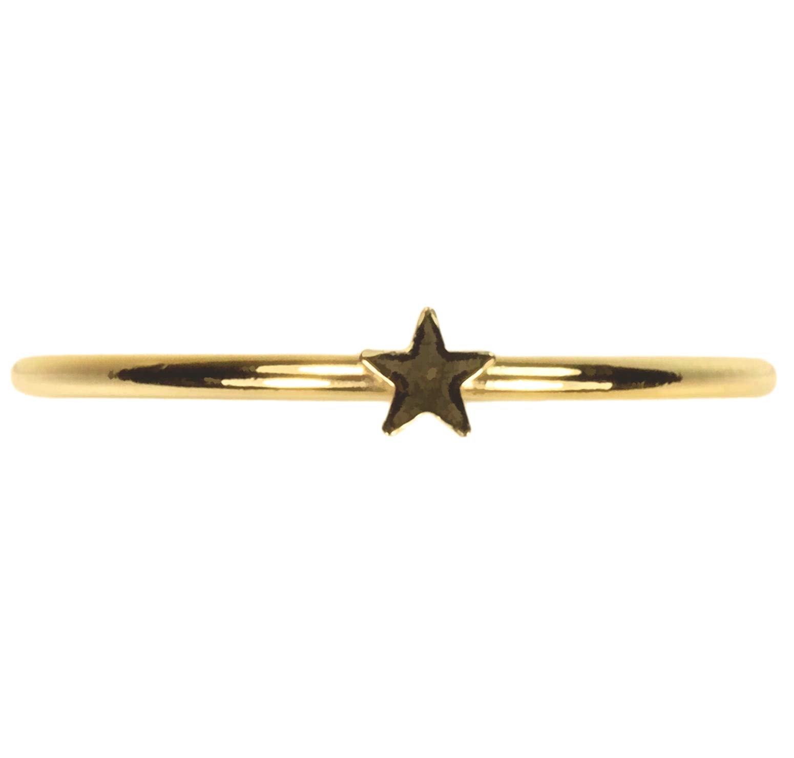 14kt Gold Fill Star Stacking Ring Size 8