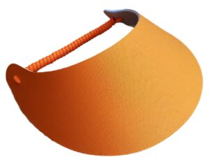 the incredible sunvisor - available in beautiful solid colors, perfect for the summer! (peach)