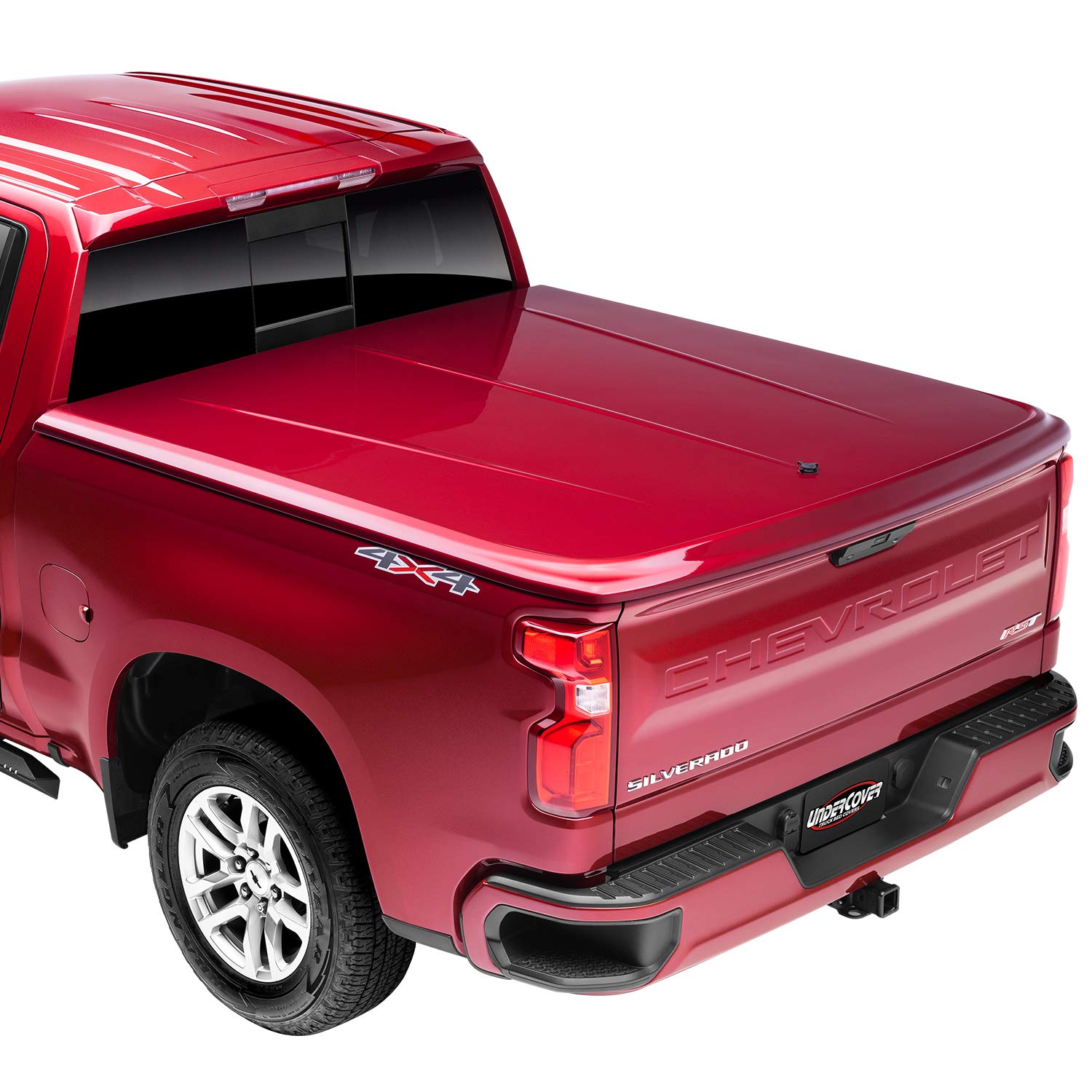 RealTruck UnderCover Lux One-Piece Truck Bed Tonneau Cover | UC1186L-50 | Fits 2019 - 2024 Chevy Silverado 1500 50(GAZ)(WA8624) - Olympic White 6' 7" Bed (79.4")