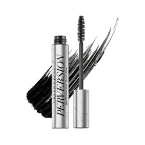 urban decay perversion volumizing waterproof mascara, black lengthening mascara, buildable lash volume & length, nourishing proteins & amino acids, cruelty-free, paraben-free - 0.34 fl oz