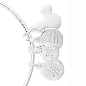 Alex and Ani Disney Cinderella Have Courage and Be Kind Bangle Bracelet Charm Silver